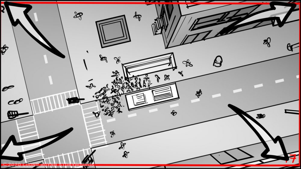 Storyboarding A Street Battle Scene | Cuong Huynh Storyboards and ...