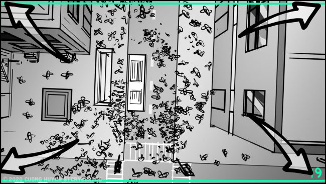 Storyboarding A Street Battle Scene | Cuong Huynh Storyboards and ...